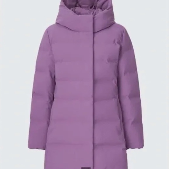 Uniqlo | Jackets & Coats | Purple Puffer Coat | Poshmark